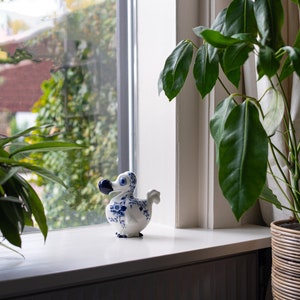 Sculpture of a Blue Dodo, Delft Blue Statue, Home Decoration choice of ...