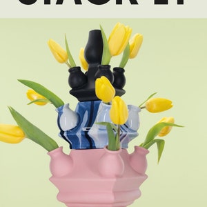 Middle Part for Tulipiere, Pyramid Vase, Create Your Own Delft Tulip ...