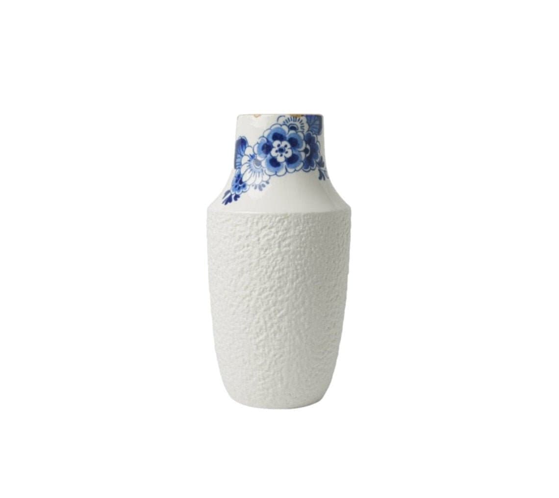 Delft Blue Porcelain Tulip Vase With Floral Design - Etsy