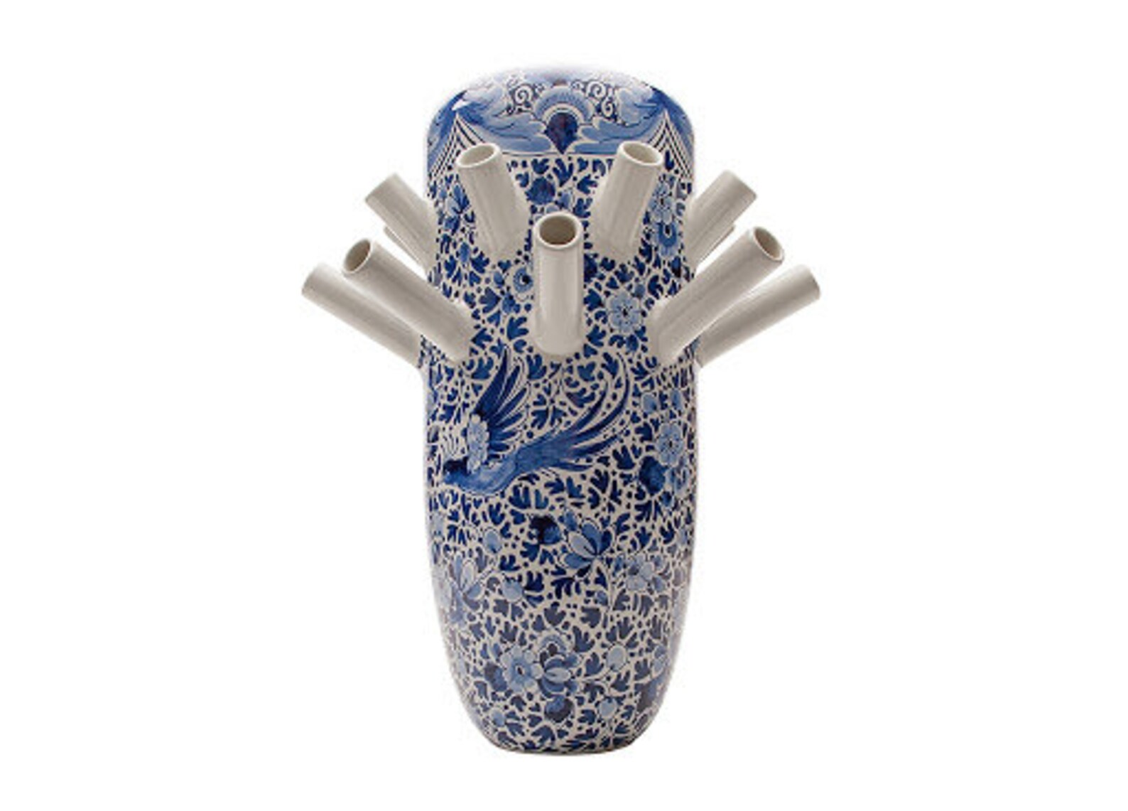 Exclusive Delft Blue Porcelain Tulip Vase 6 Vases in 1 | Etsy
