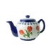 Delft Blue Teapot With Tulips, Handmade and Hand-painted Porcelain - Etsy