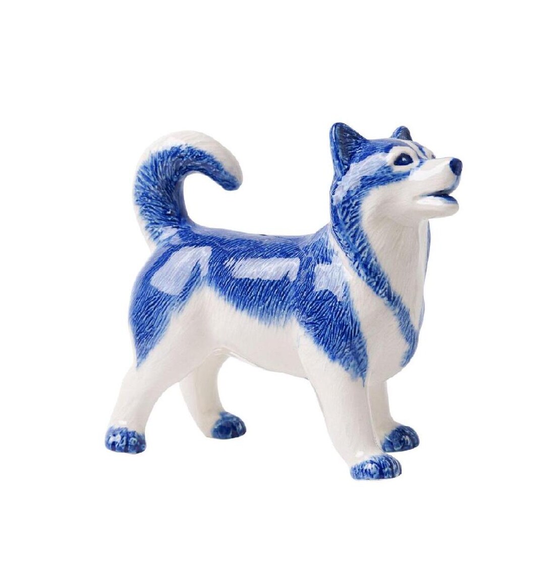 Miniature 11 Cm, Husky, Designs That Blend Classic Delft Blue Patterns ...