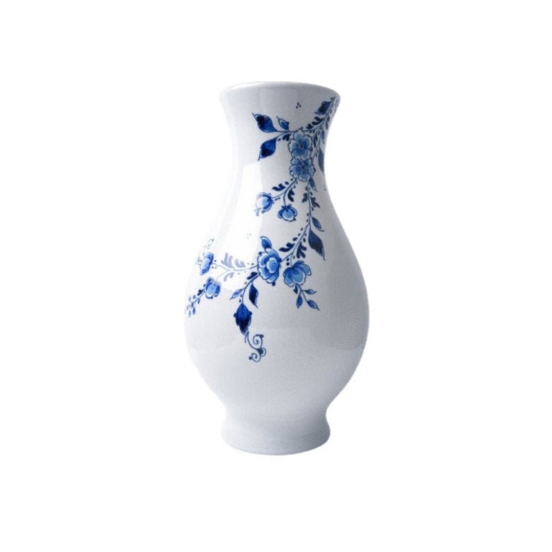 Delft Blue Belly Vase Hand-painted Porcelain Original Delft Blue Vase ...