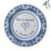 Handpainted Personalized Wedding Tile Delft Blue - Etsy