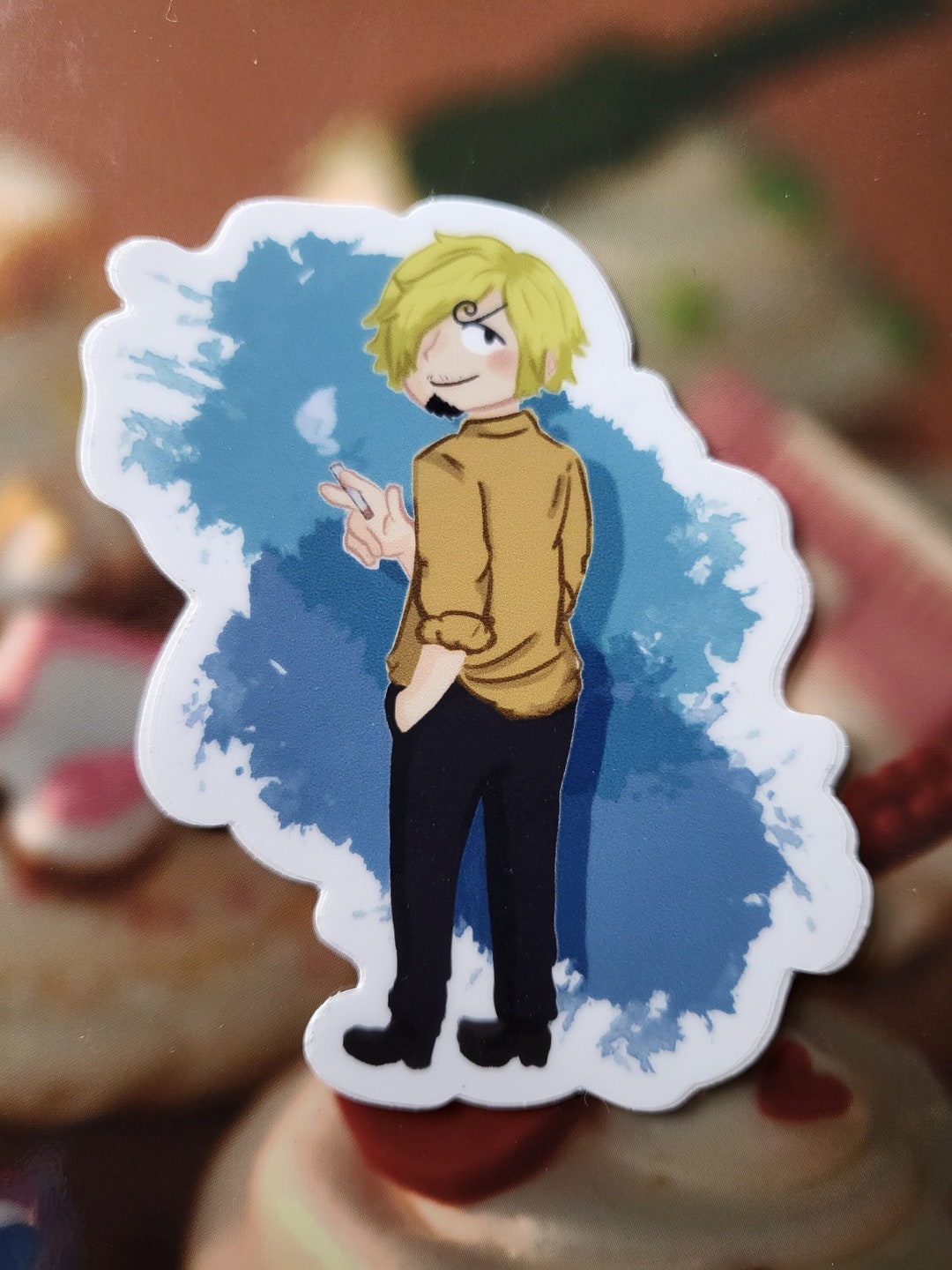 Sanji Sticker One Piece Anime Manga Strawhats Die-cut Vinyl Waterproof ...