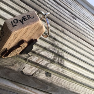 Little Oak Shed Keyrings/ Handmade Shed Key Fobs/ Garden Shed/ Tool ...