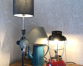 Vintage Antique Hand Drill Lamp Bases/ Steampunk Table Lamps ...