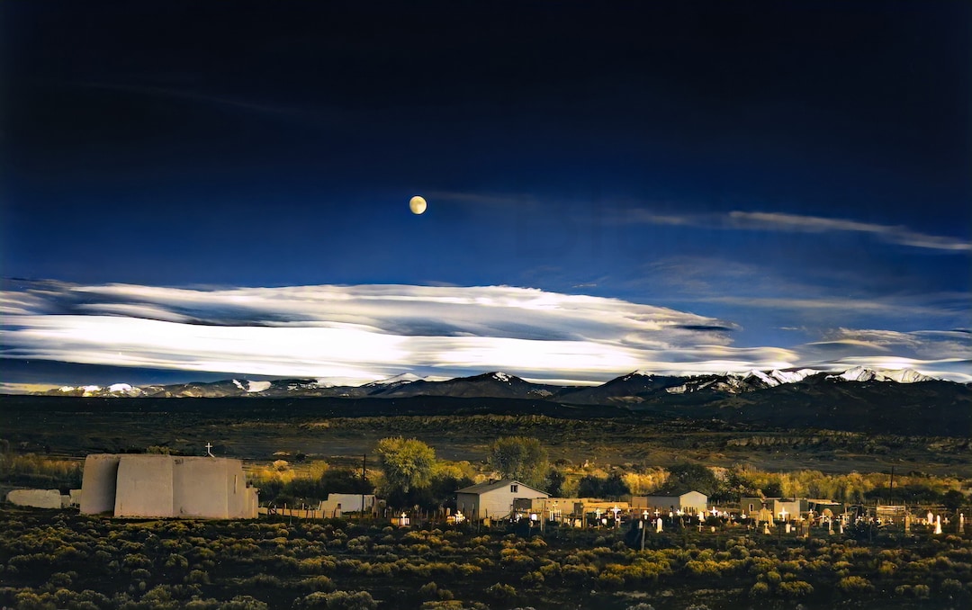 1941 Moonrise Over Hernandez, New Mexico 13x19 Photo Print - Etsy