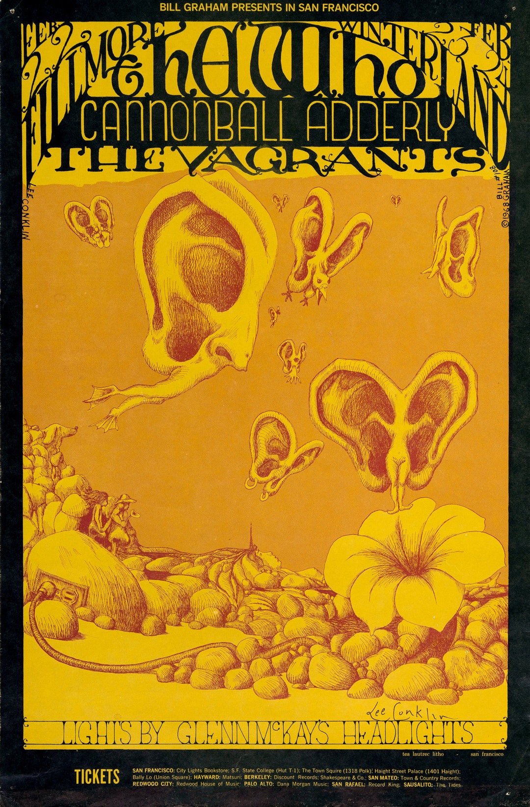 The Who Winterland Concert Poster 13x19 Photo Print - Etsy