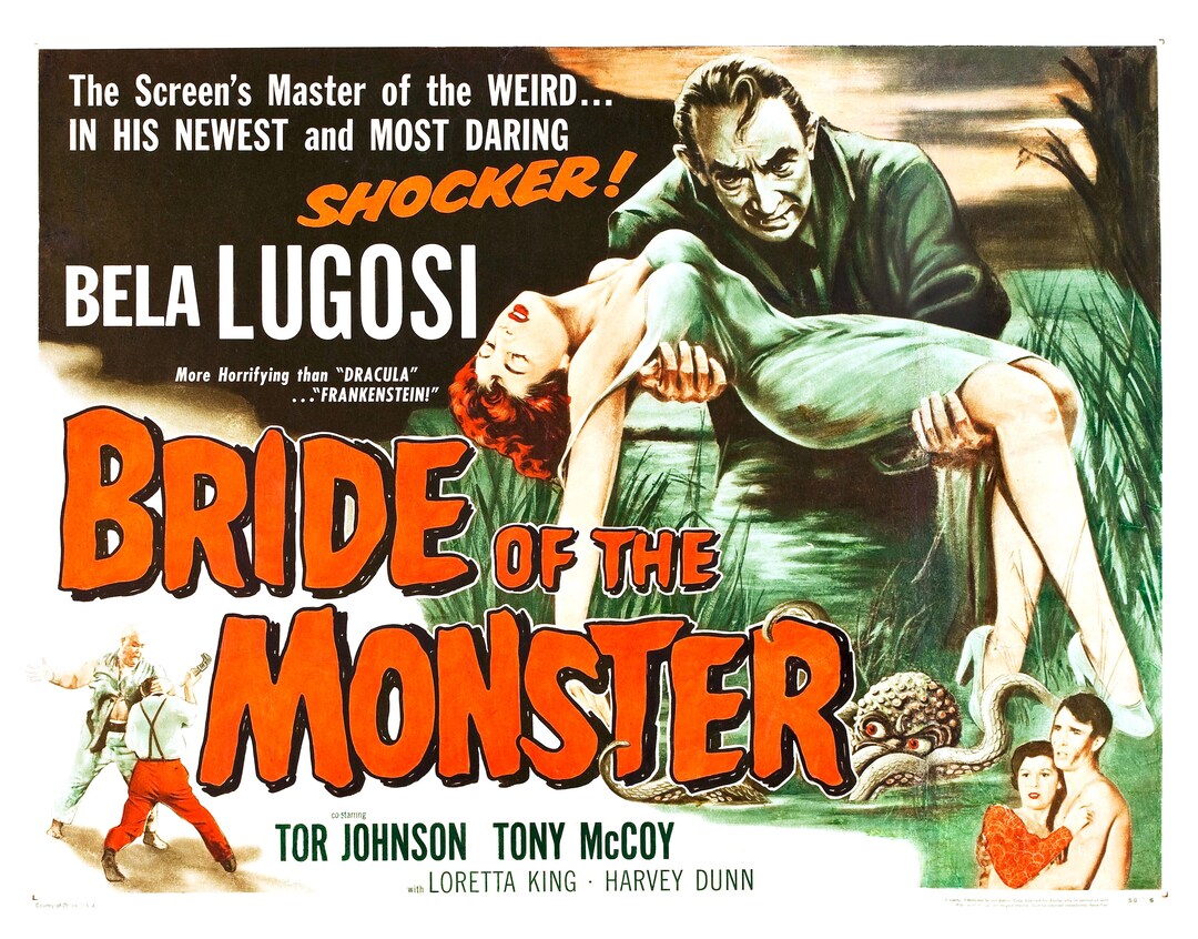 Bride of Monster Movie Poster 11 X 14 Photo Print - Etsy