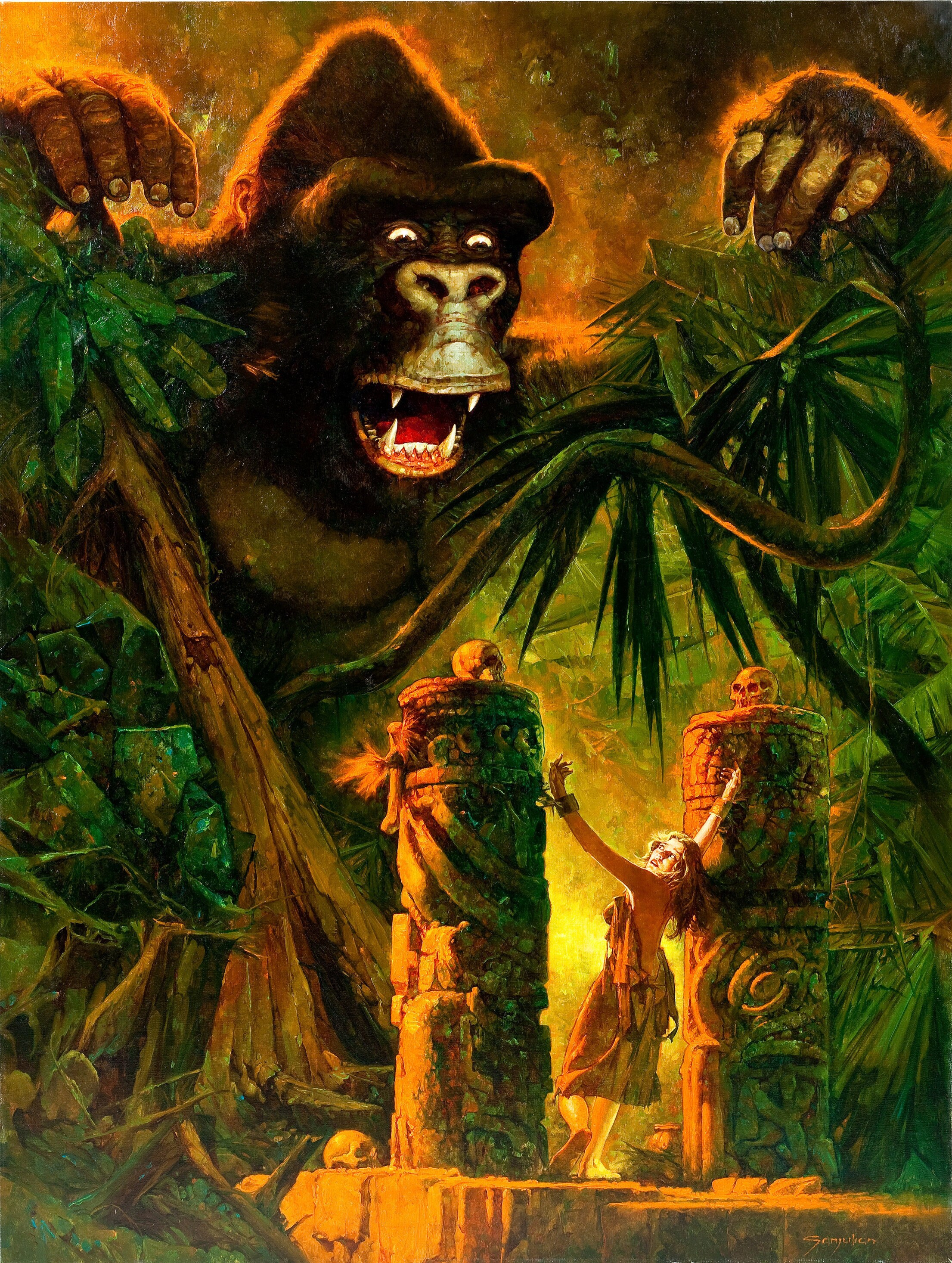 King Kong Illustration 11 X 14 Photo Print - Etsy