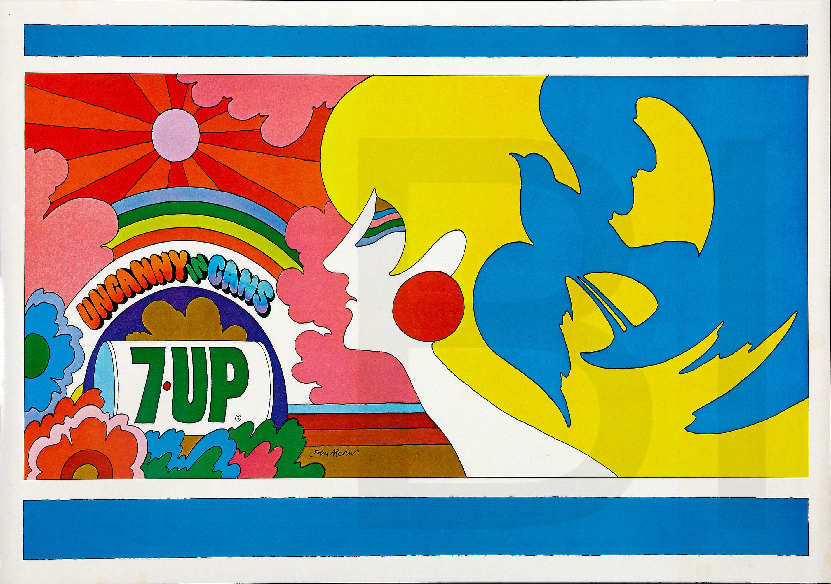 1969 7-up Advertising Poster 13x19 Photo Print - Etsy