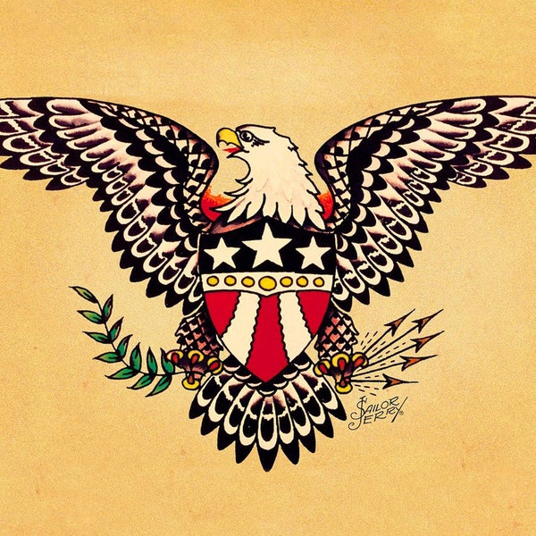 Sailor Jerry Tattoo - Etsy