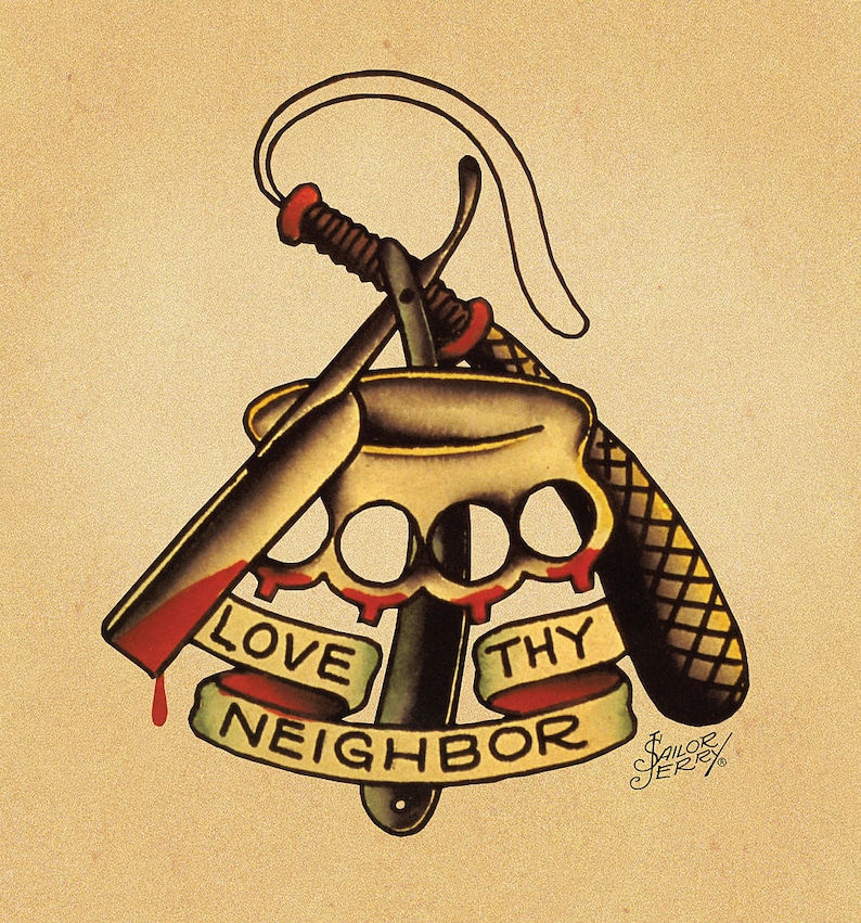 Sailor Jerry Tattoo Art 14 X 11 Photo Print - Etsy