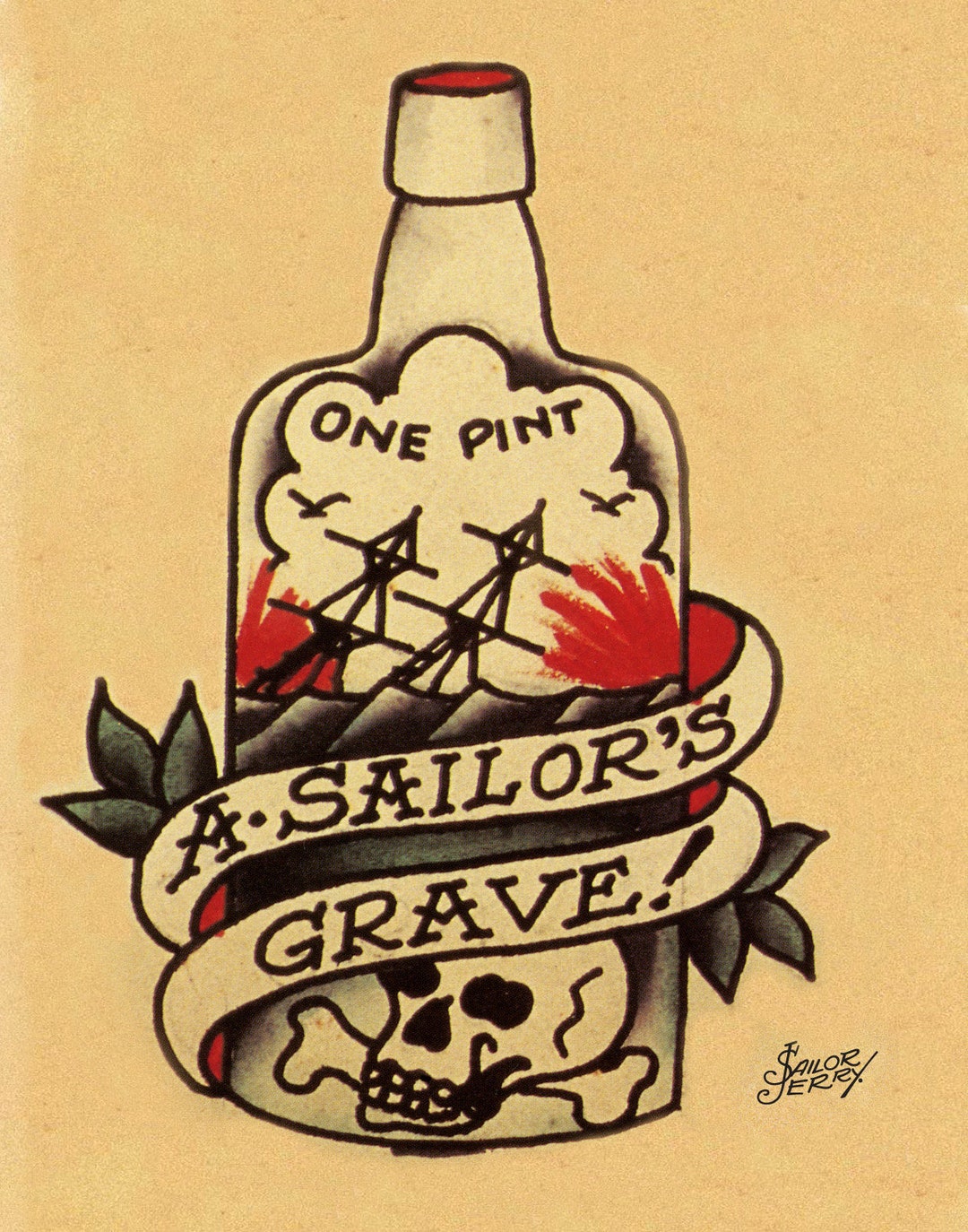 Sailor Jerry Tattoo Art 14 X 11 Photo Print - Etsy