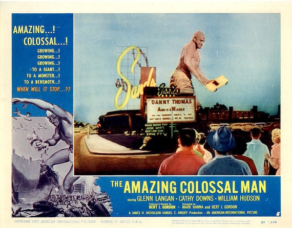Amazing Colossal Man Movie Poster 11 X 14 Photo Print - Etsy