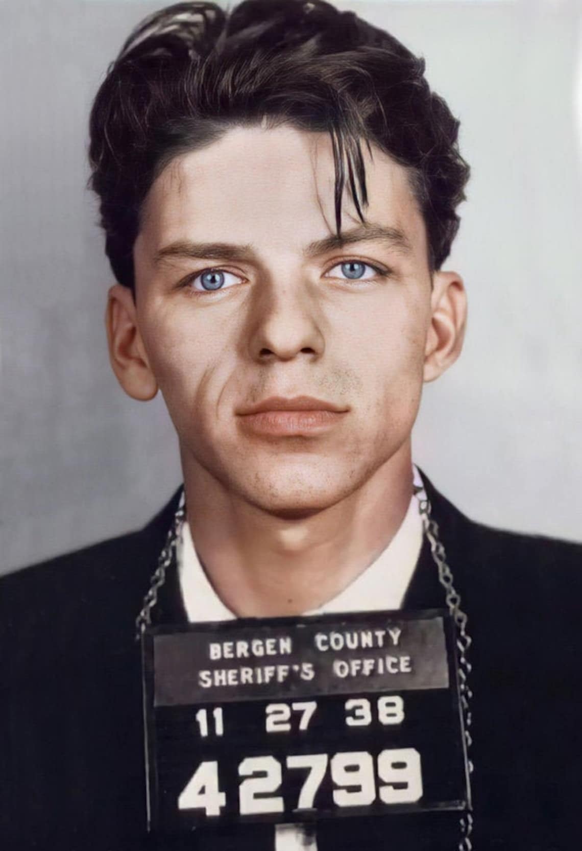 Frank Sinatra Mugshot Bergen County 13 X 19 Photo Print - Etsy