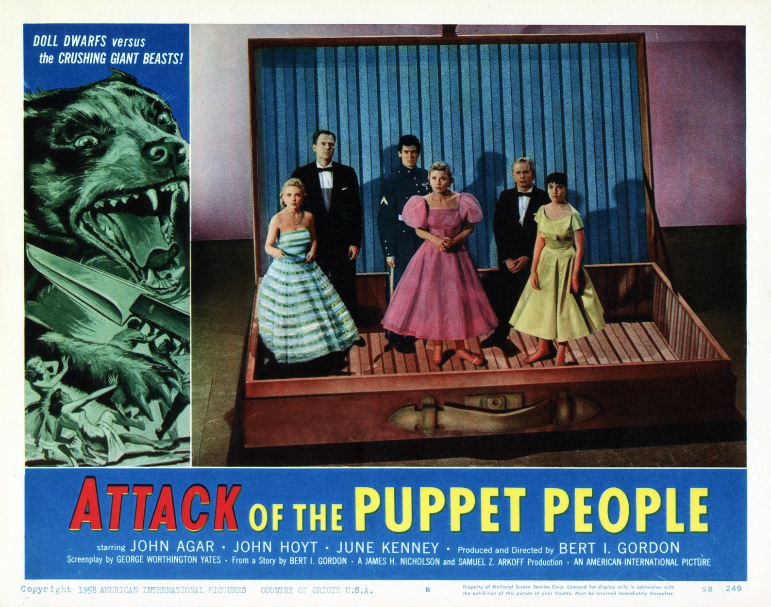 Attack of the Puppet People Lobby Card Movie Poster 11 X 14 - Etsy