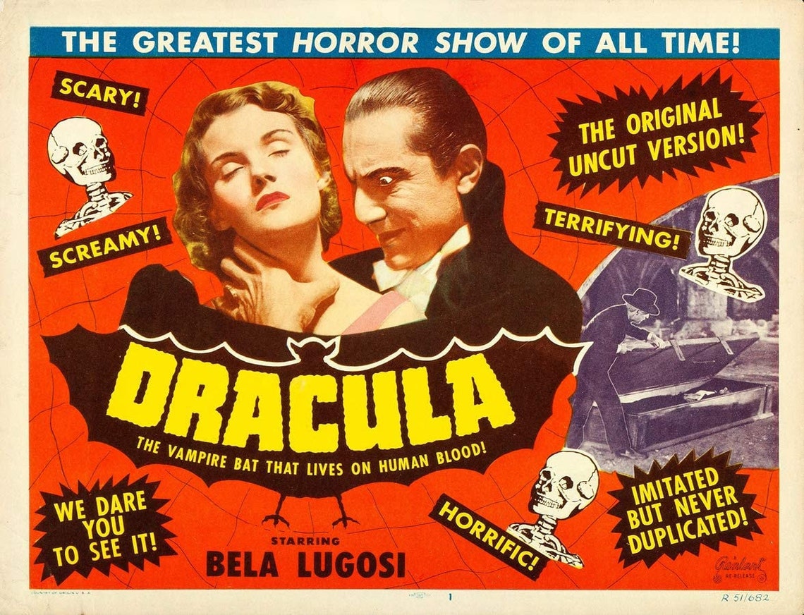 Dracula Lobby Card Movie Poster Replica 11 X 14 Photo Print - Etsy