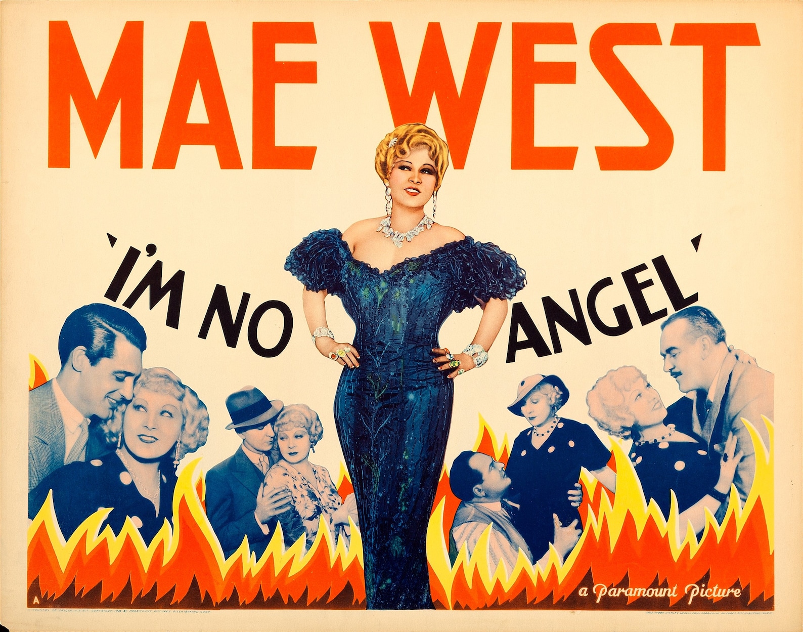 I'm No Angel Lobby Card Movie Poster 11 X 14 Photo Print - Etsy