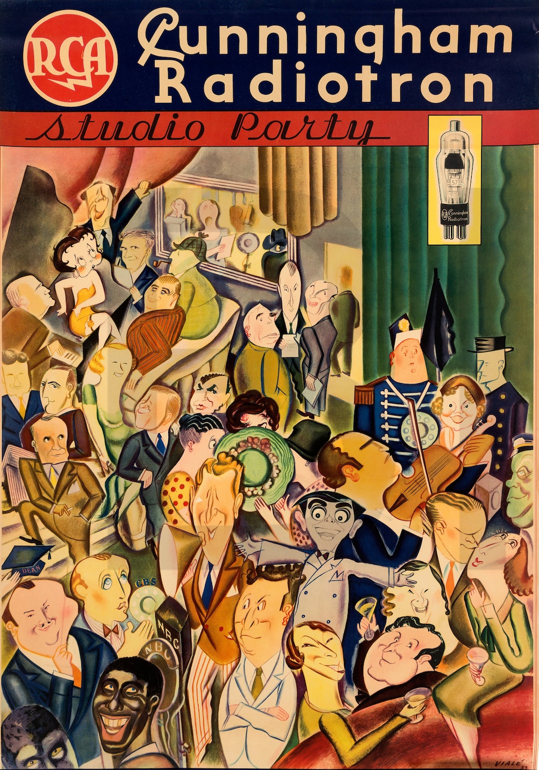 1933 RCA Advertising Poster 13x19 Photo Print - Etsy