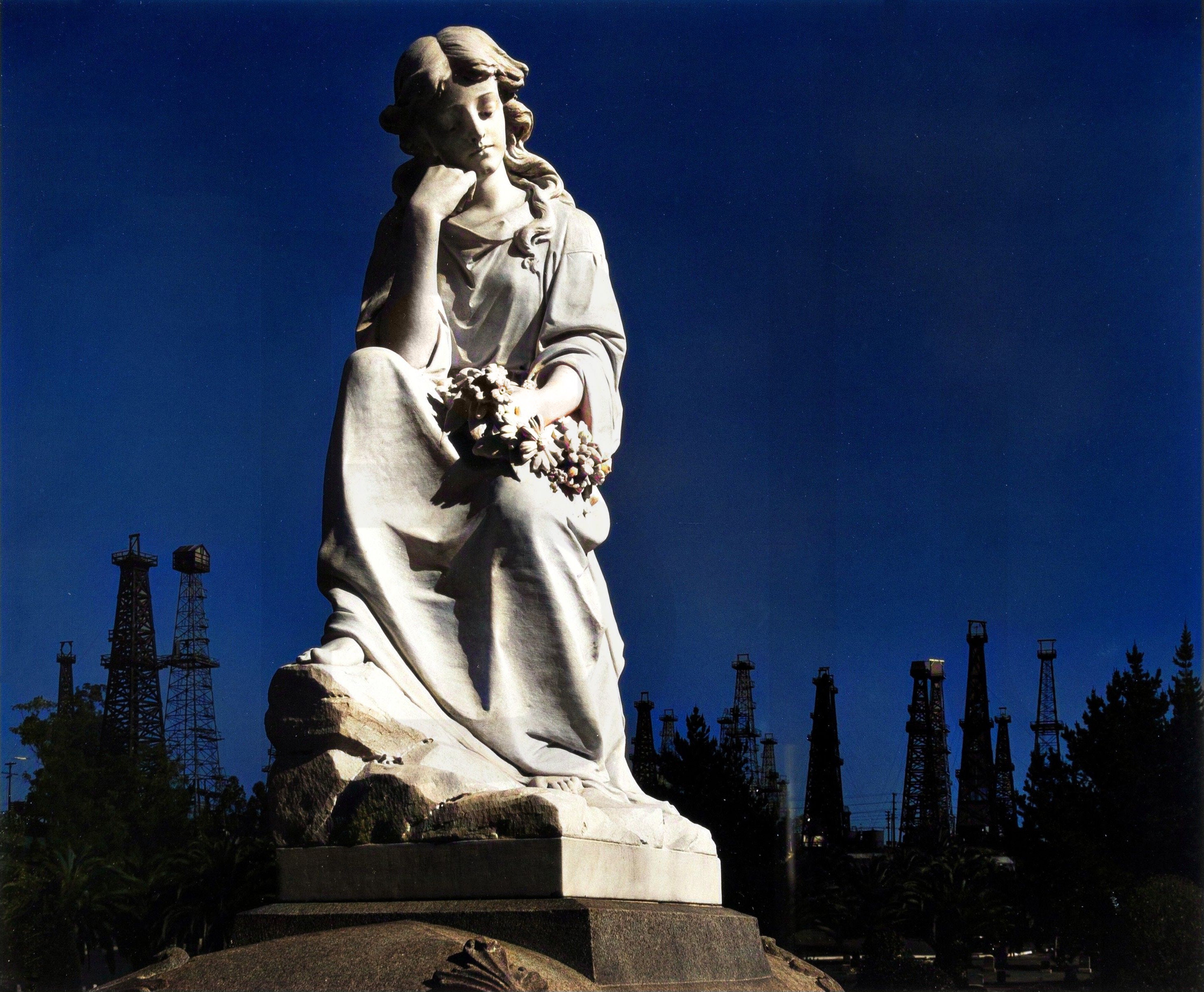 Oil Derrick Sculpture