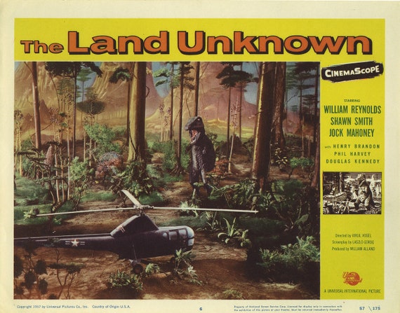 The Land Unknown Movie Poster Replica 14 X 11 Photo Print | Etsy