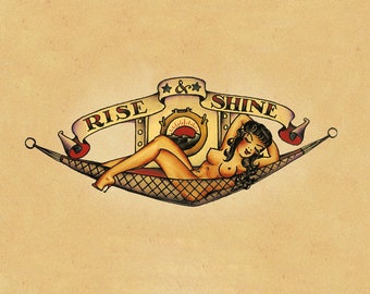 Sailor Jerry Tattoo Art 14 X 11 Photo Print | Etsy