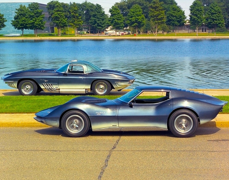 1961 Chevrolet Corvette XP-755 Concept Mako Shark 11 X 14 Photo Print ...