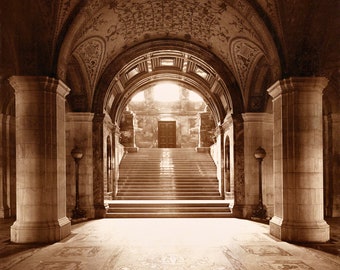 Boston Public Library Print - Etsy