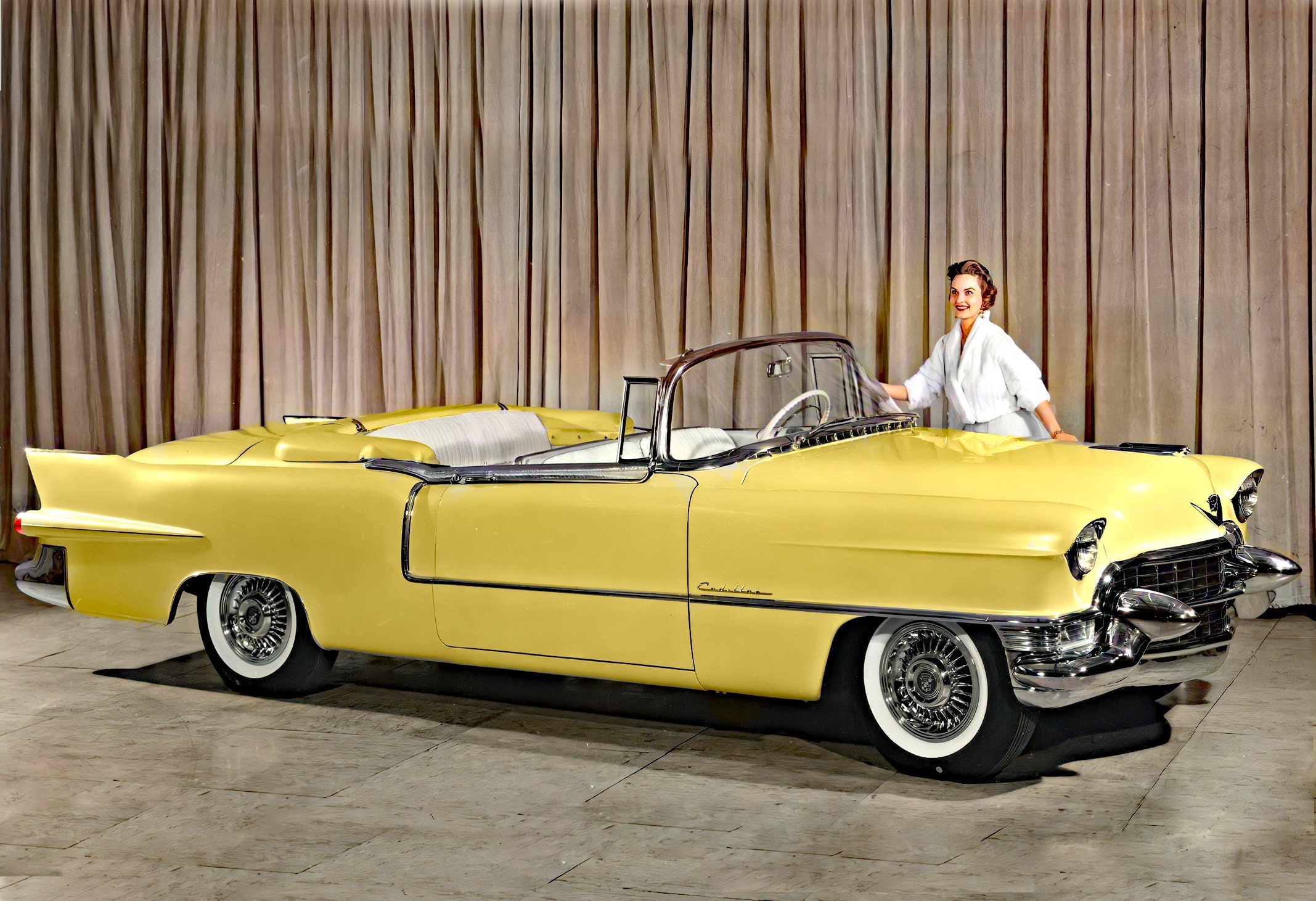 1955 Cadillac Convertible 13x19 Photo Print - Etsy