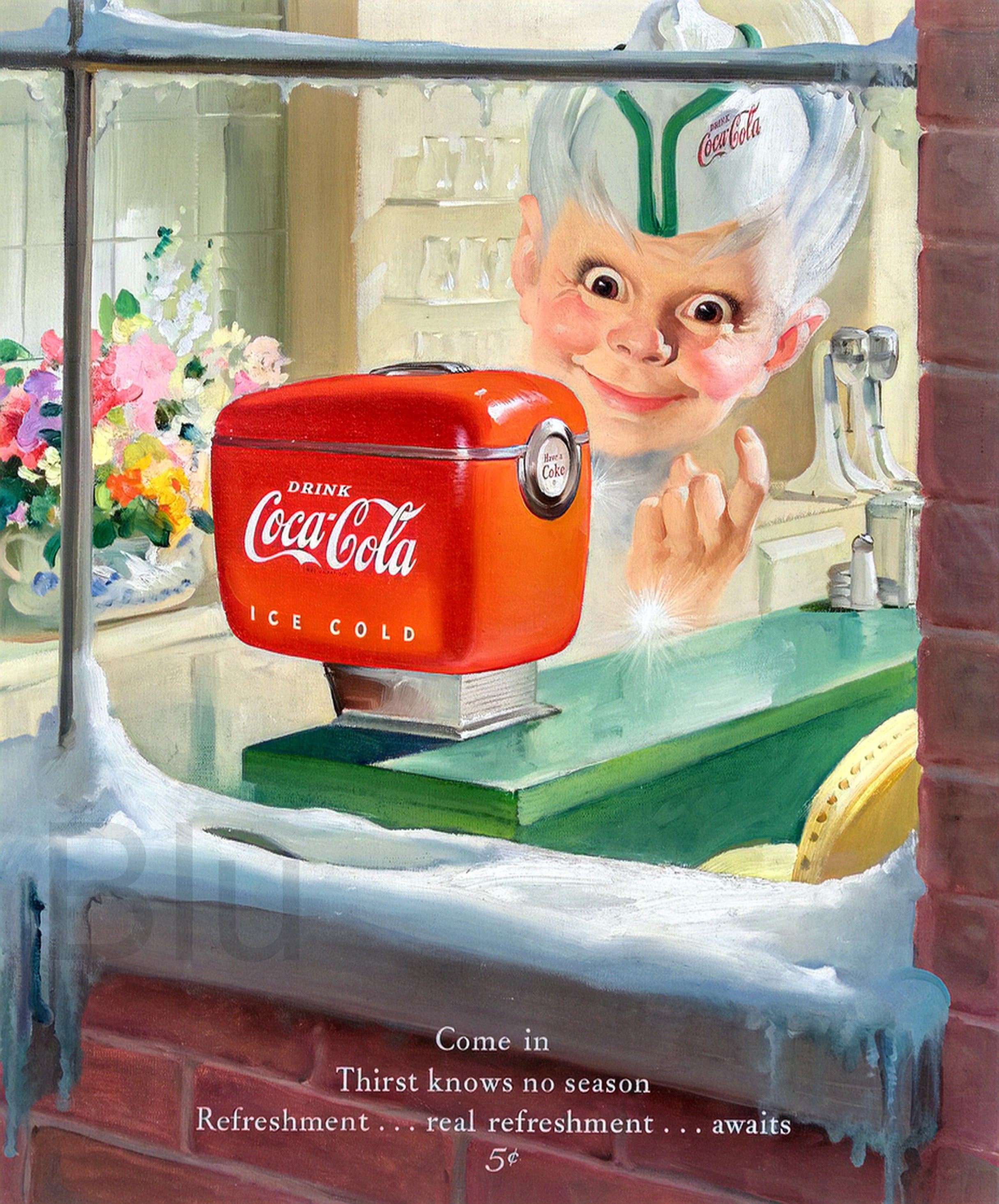 1949 Sprite Boy Coca-cola Advertisement Replica 11 X 14 Photo - Etsy
