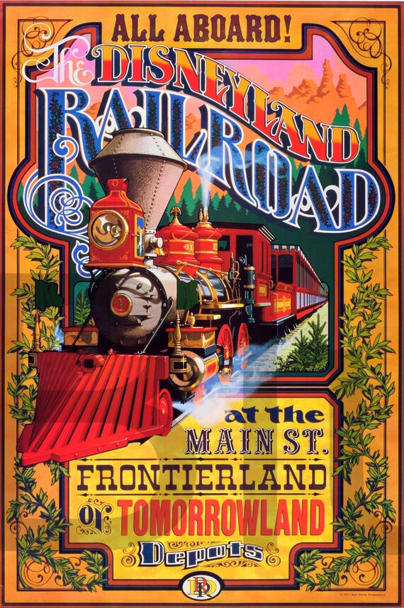 Walt Disney World Railroad Poster