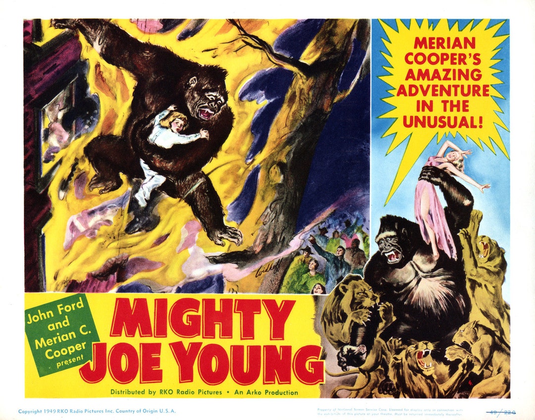 Mighty Joe Young Movie Poster Replica 14 X 11 Photo Print - Etsy