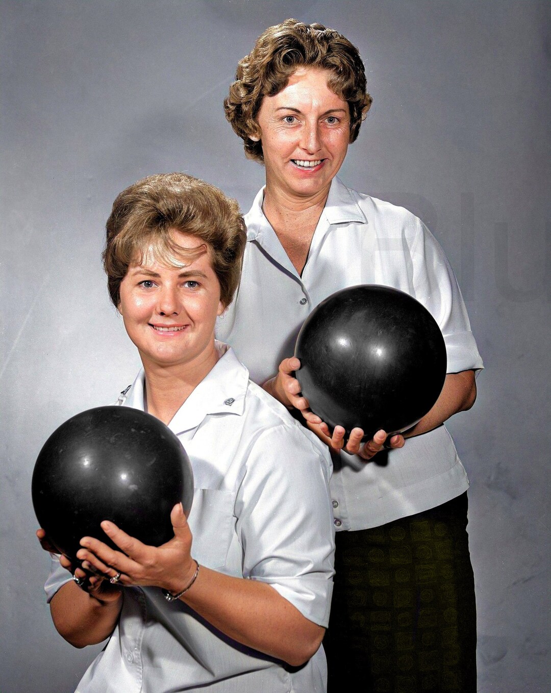 1962 Two Lady Bowlers Who Look Like They're Ready to Hit the Nearest ...