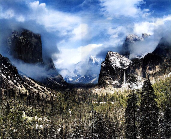 Yosemite Valley Clearing Winter Storm