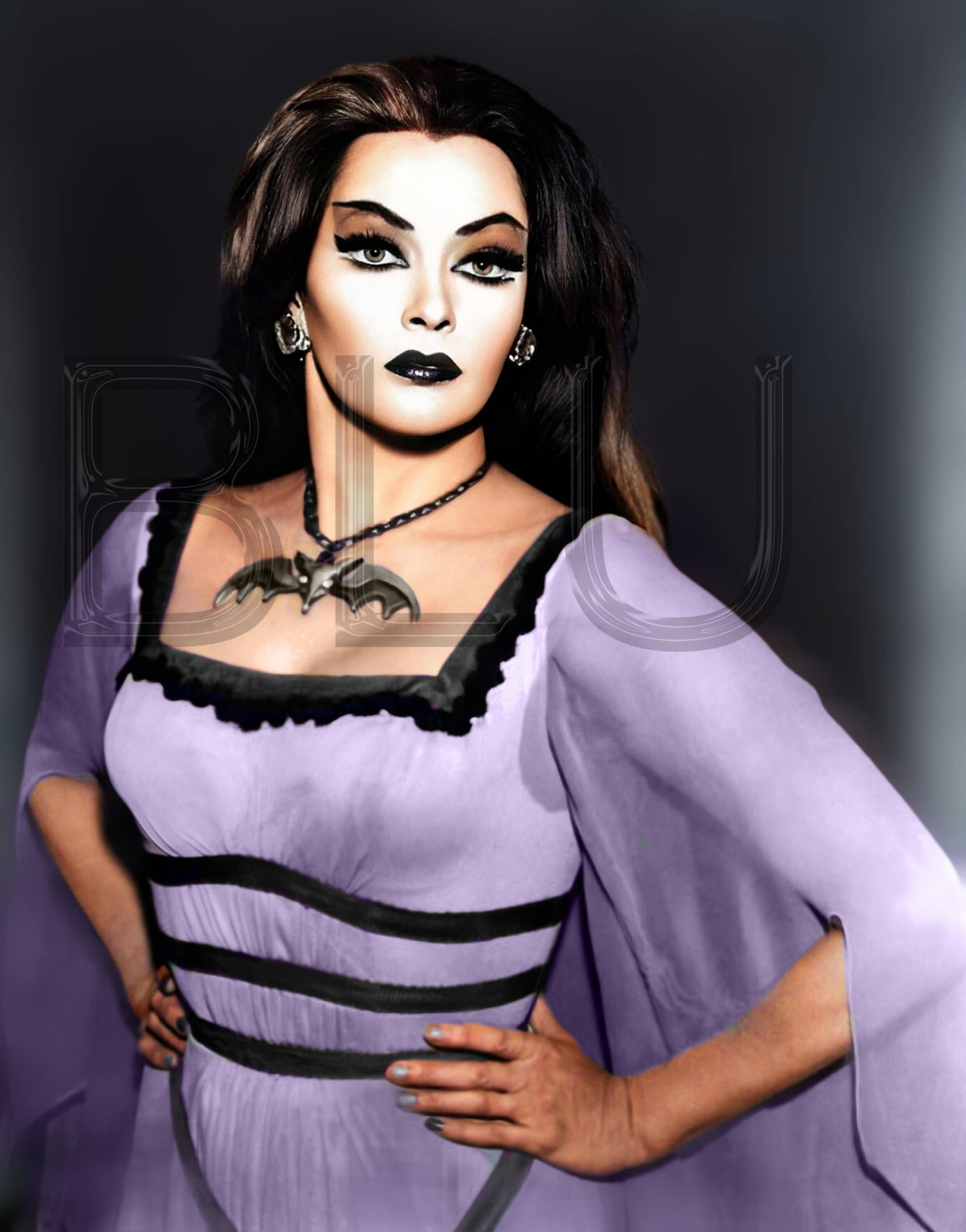 Yvonne De Carlo Lily Munster 11 X 14 Photo Print Etsy