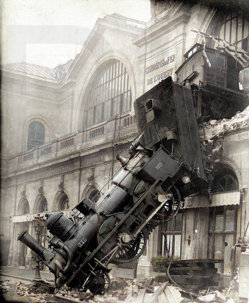 1895 Train Accident 14 X 11 Photo Print - Etsy