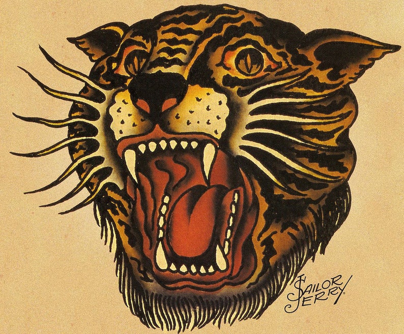 Sailor Jerry Tattoo Art 14 X 11 Photo Print - Etsy