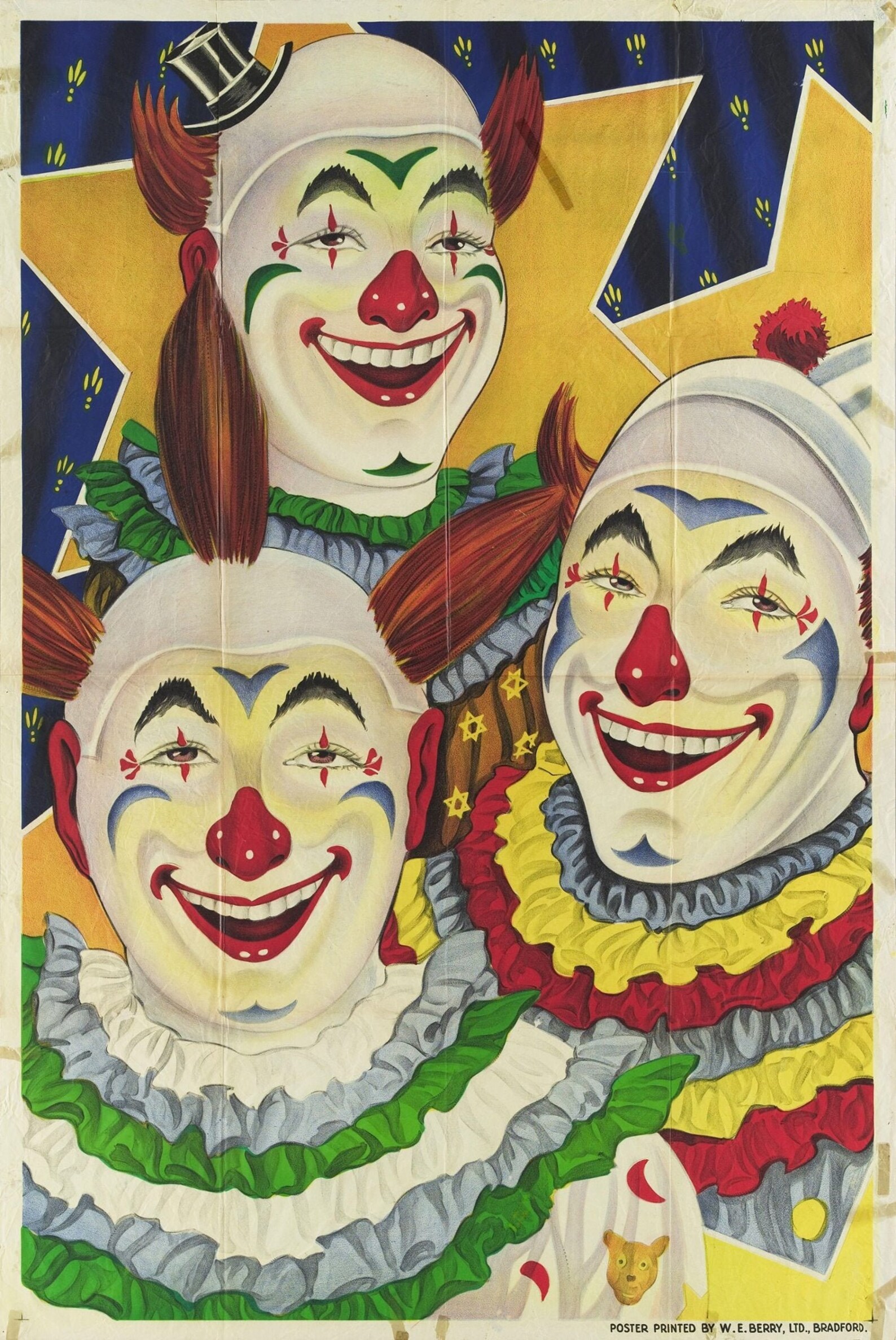 Circus Clown Poster 13 X 19 Photo Print - Etsy