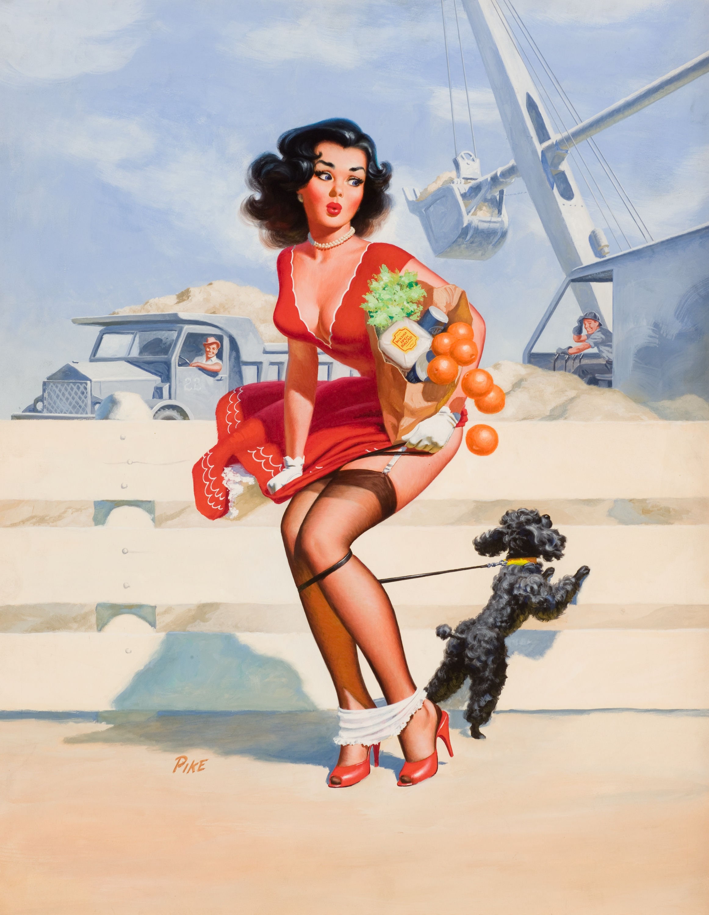 Classic Pin Up Artwork 11 X 14 Photo Print Etsy Uk