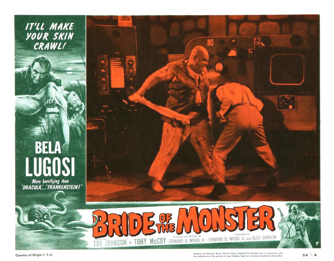 Bride of Monster Movie Poster 11 X 14 Photo Print - Etsy