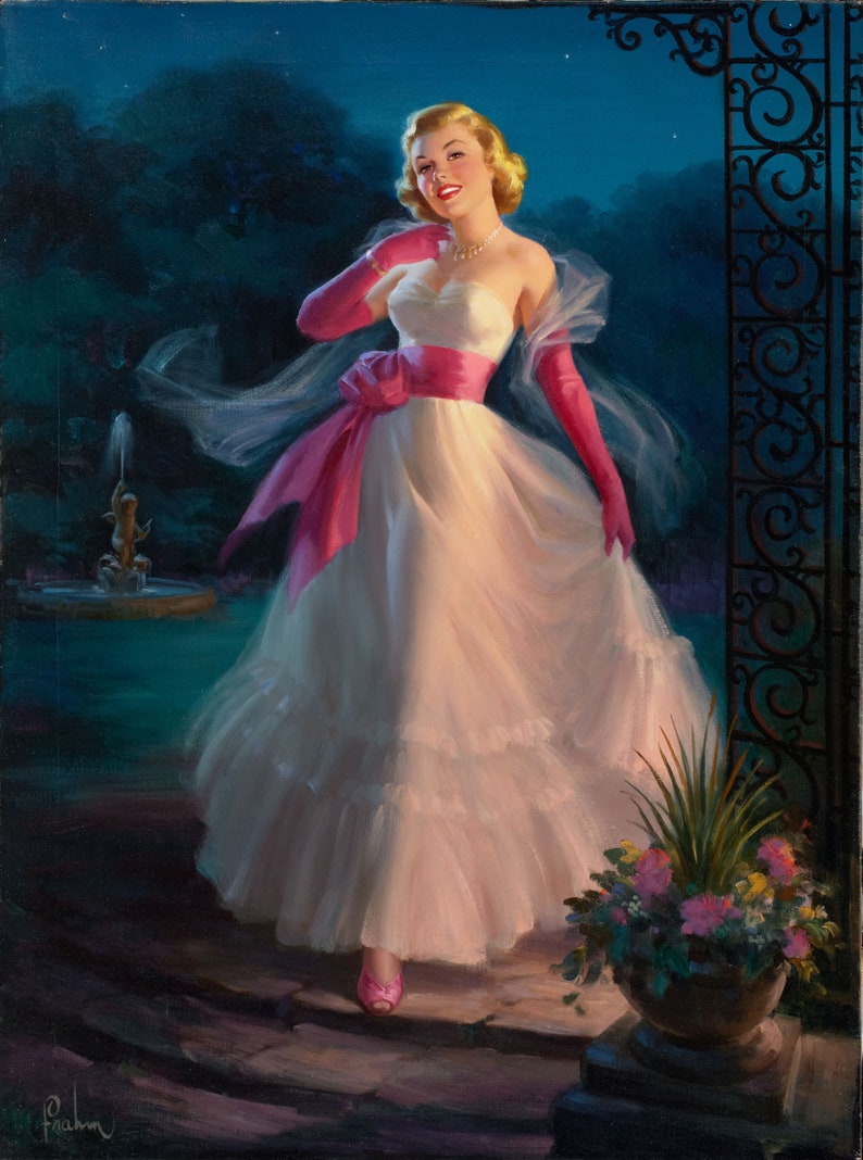 Classic Pin-up Artwork 11 X 14 Photo Print - Etsy