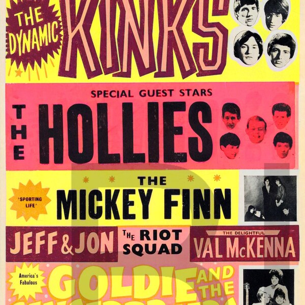The Kinks Poster - Etsy