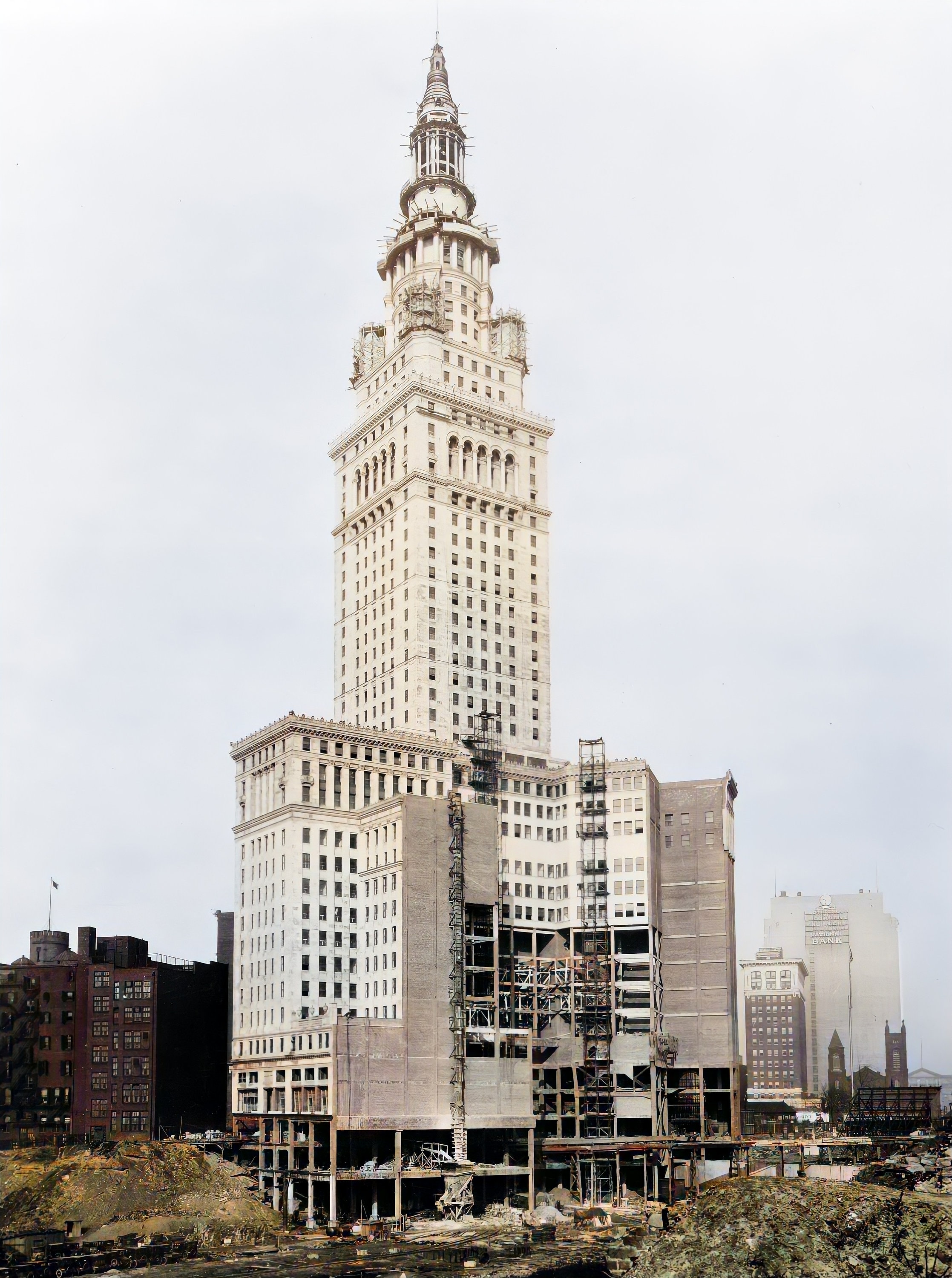 Terminal Tower Building Cleveland Union Terminal 13 X 19 - Etsy España