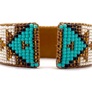 Turquoise Native Cuff Bracelet, Handmade by Indigenous Mayan Women ...
