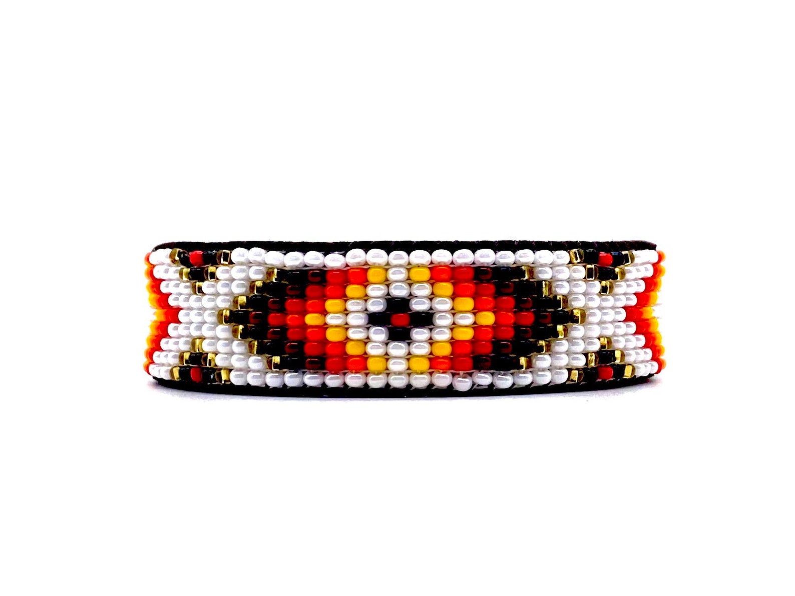 Handmade Native Inspired Beaded Cuff Bracelet, Authentic Jewelry ...