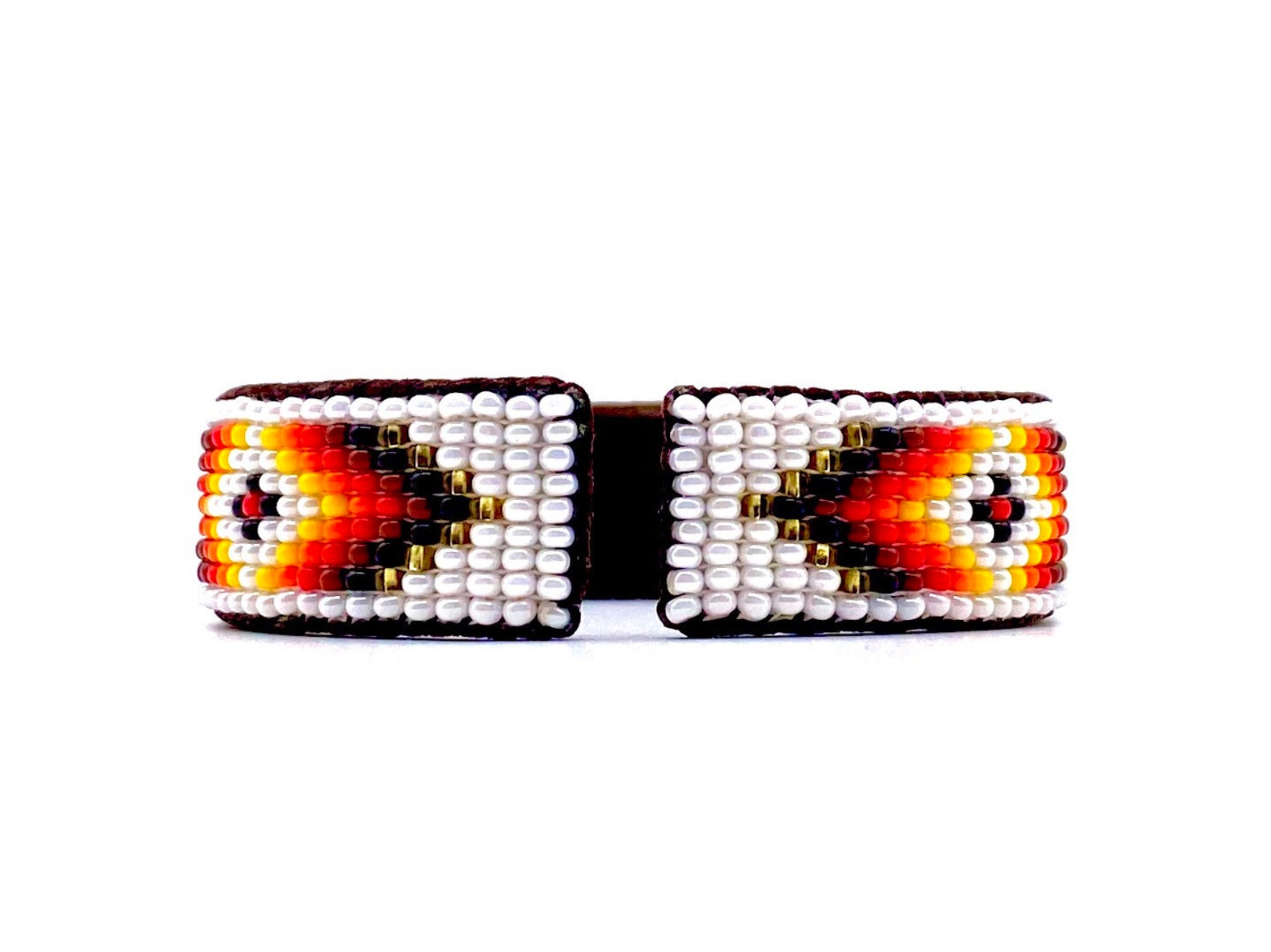 Handmade Native Inspired Beaded Cuff Bracelet, Authentic Jewelry ...