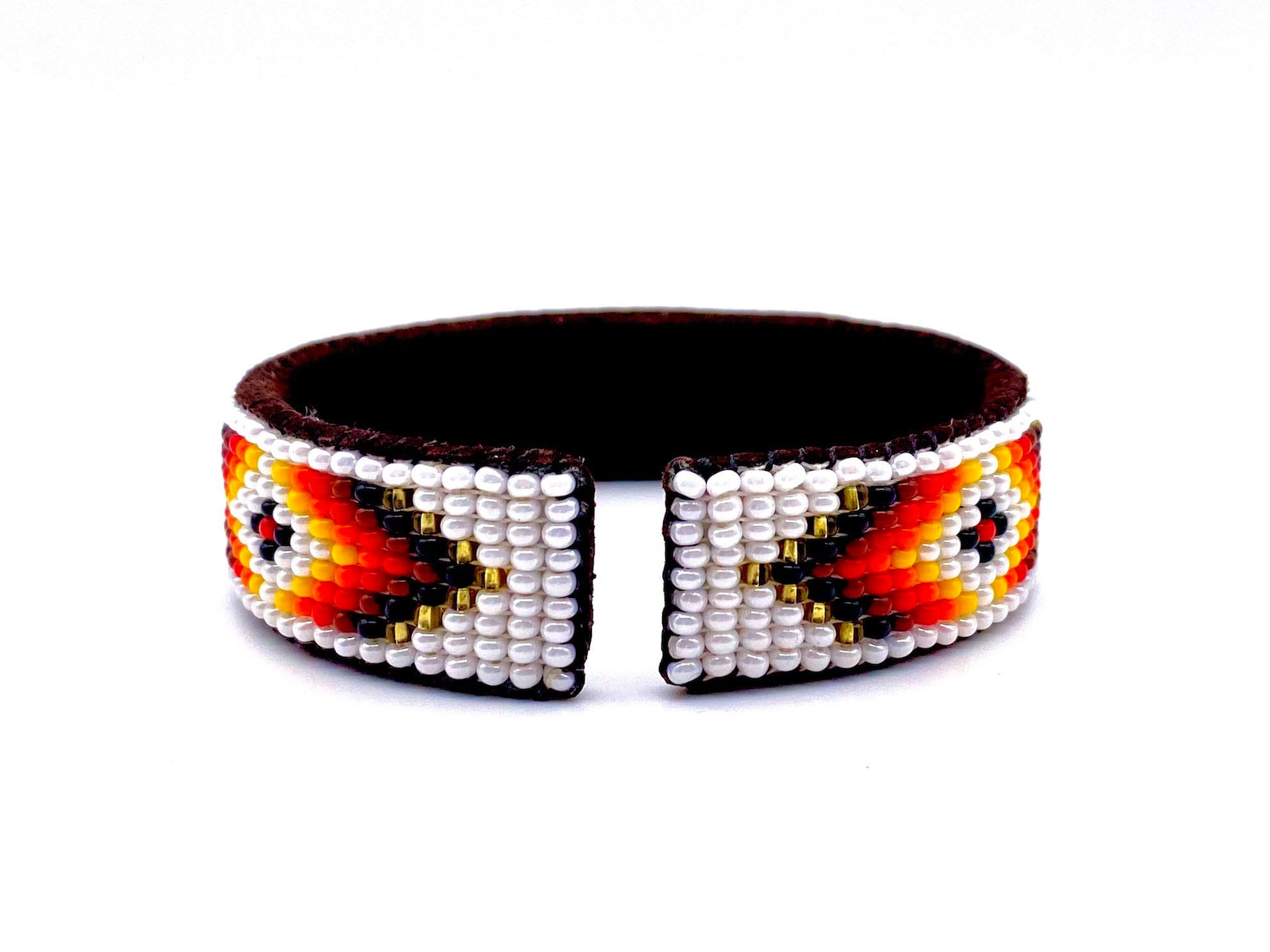 Handmade Native Inspired Beaded Cuff Bracelet, Authentic Jewelry ...