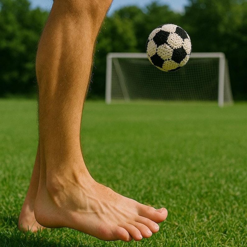 Soccer Ball Hacky Sack – Crochet Footbag in Team Colors, Sports Gift ...